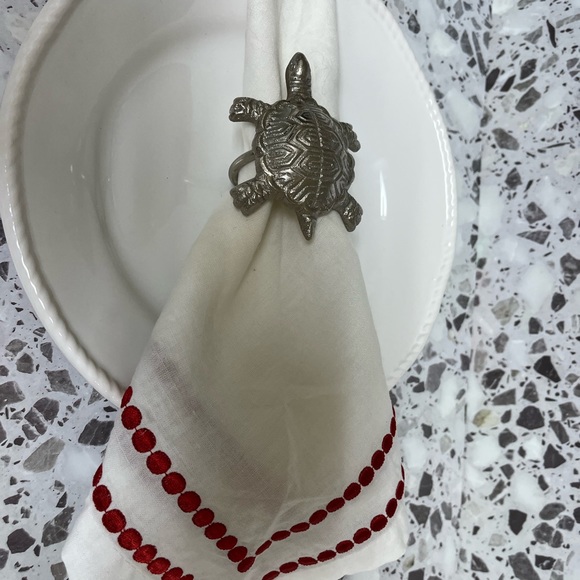 Pier 1 | Dining | Pier Metal Turtle Napkin Rings | Poshmark